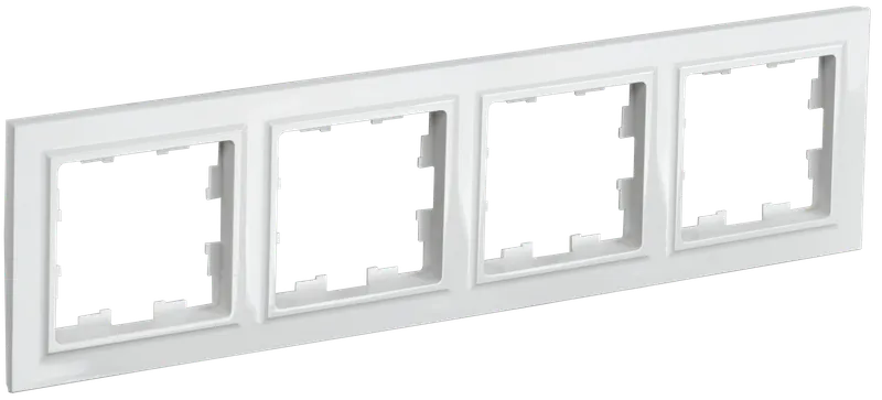 BRITE Рамка 4-местная РУ-4-БрБ белый IEK (BR-M42-K01) - характеристики, документация, где купить