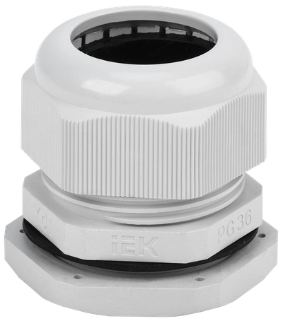 Сальник PG 36 диаметр проводника 24-32мм IP54 IEK (YSA20-32-36-54-K41 ...