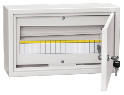 TITAN 3 Корпус металлический ЩРн-18 (265х440х120мм) IP31 белый IEK (MKM13-N-18-31-Z ...