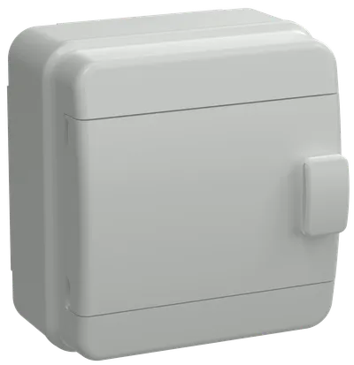 TEKFOR Корпус пластиковый КМПн-6 IP65 серая непрозрачная дверь IEK (TF5-KP73-N-06-65-K03-K03 ...